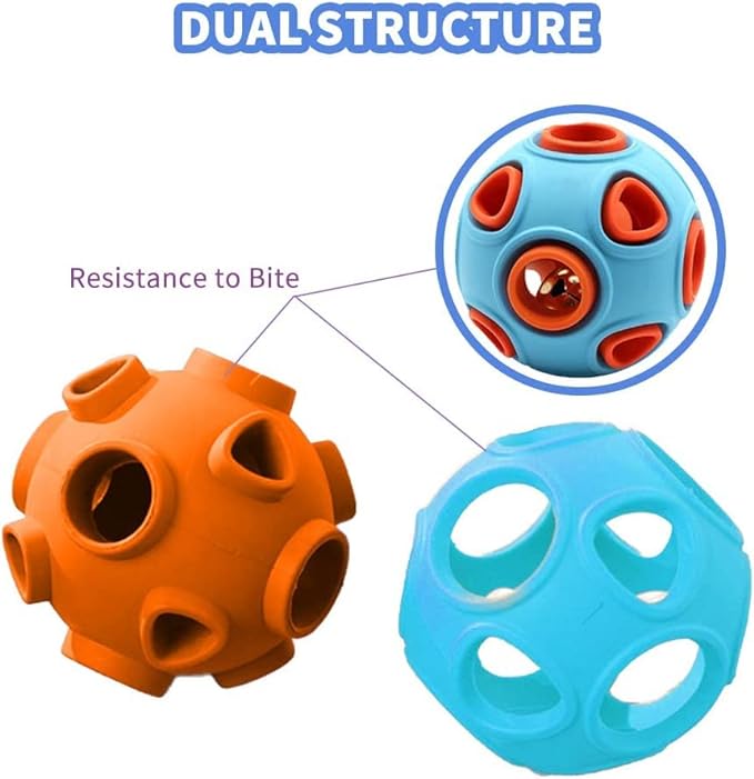 Durable Interactive Bell Ball | Balls for Dogs – Slobber Chops ...